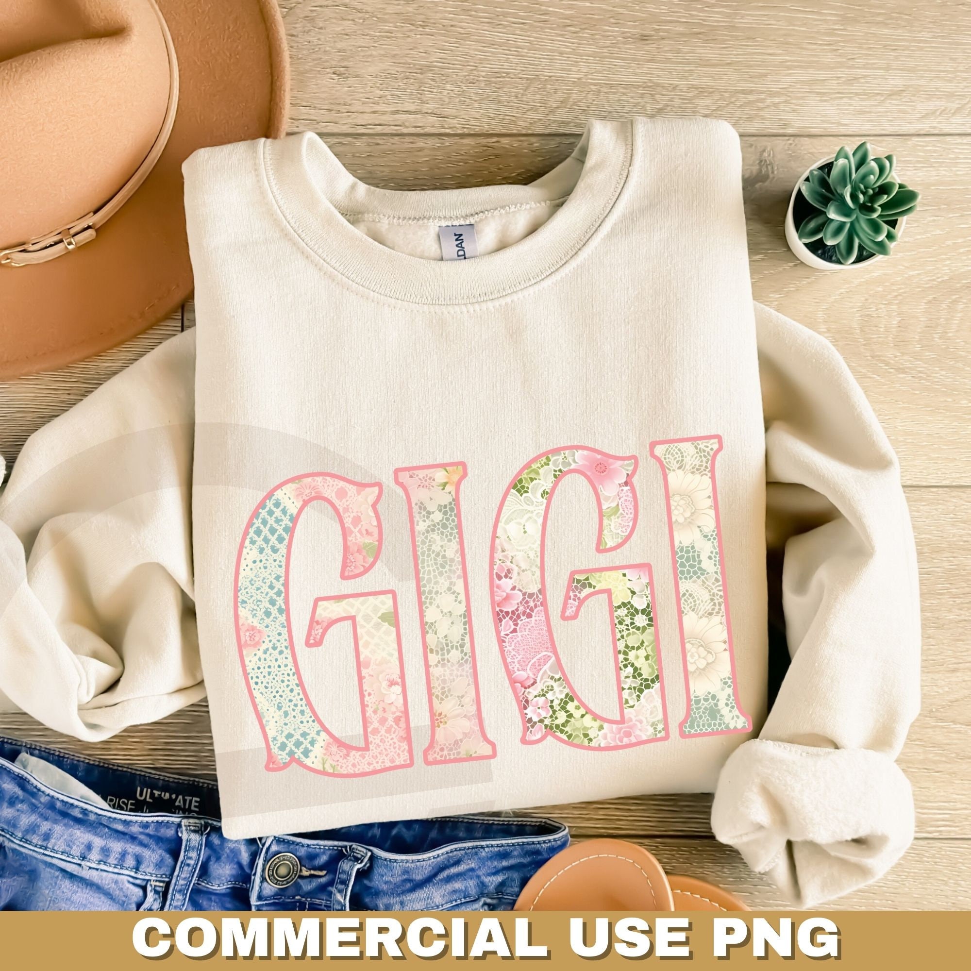 Gigi Lace Sublimation Png Instant Download File, Chick Mom Words ...