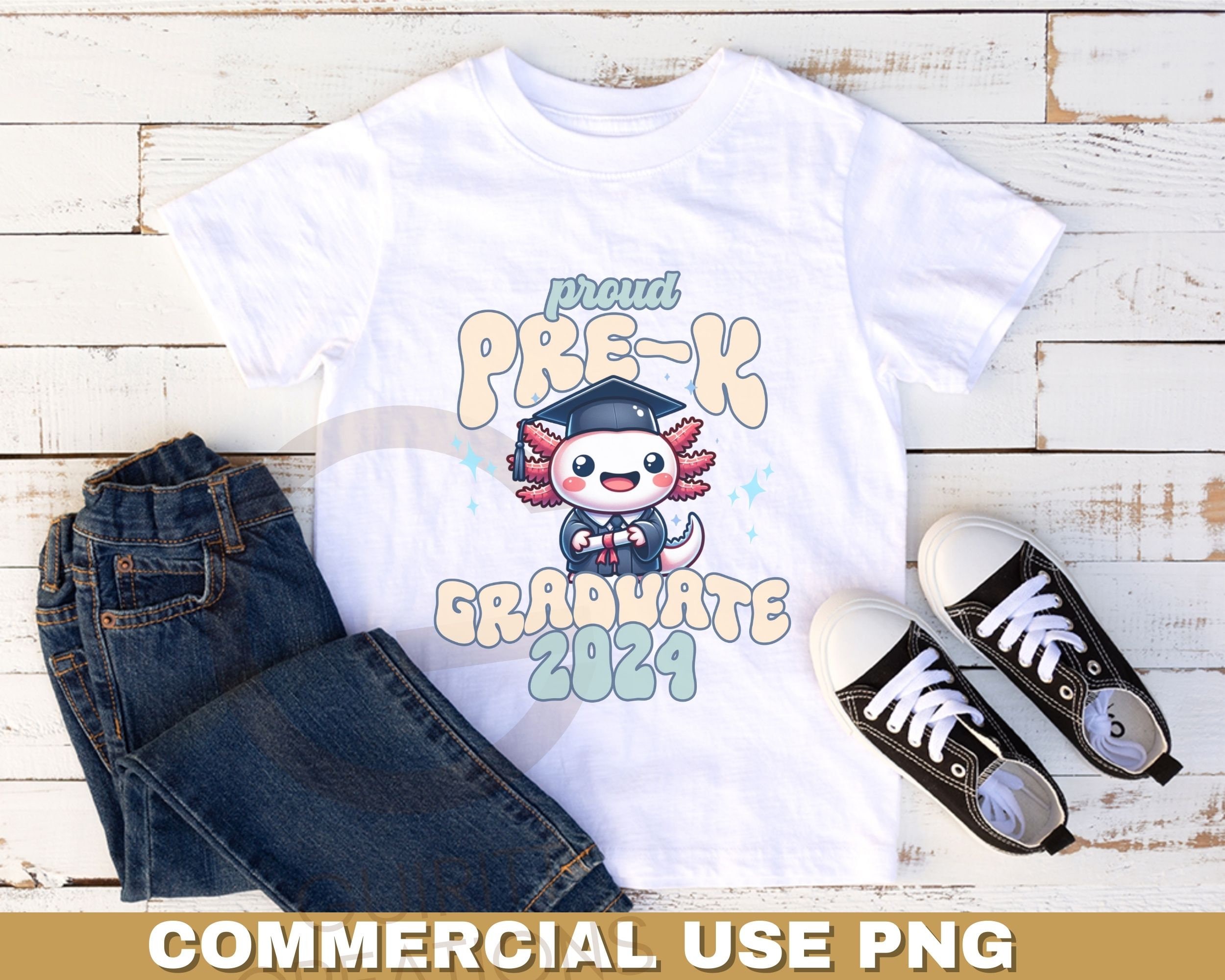 Proud Pre-k Graduate Png, Cute Axolotl Graduation Day, Graduation ...