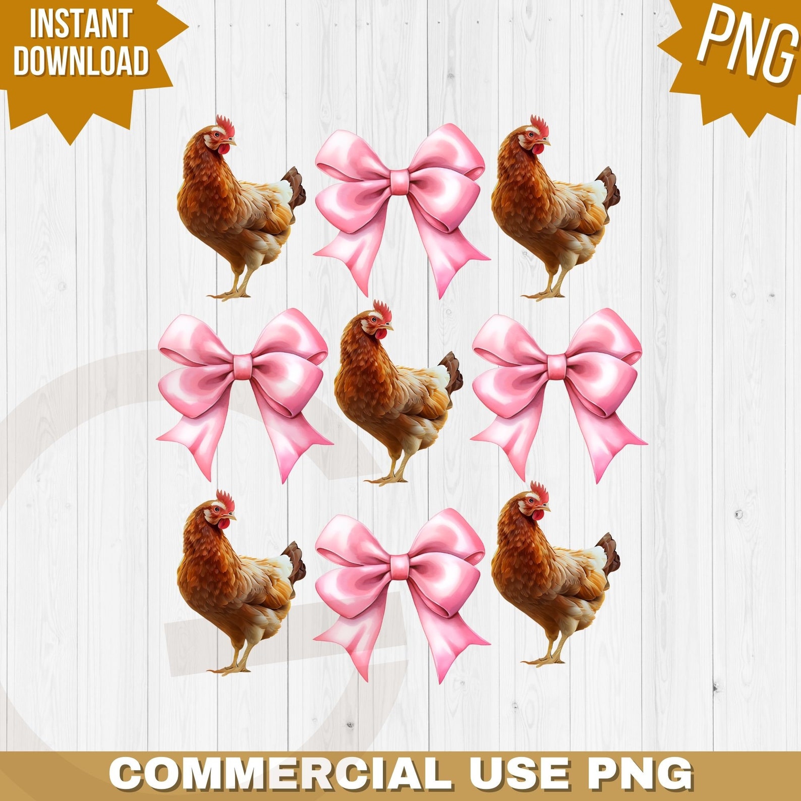 Coquette Chicken Lovers Sublimation Png, Farm Life Png File, Pink ...