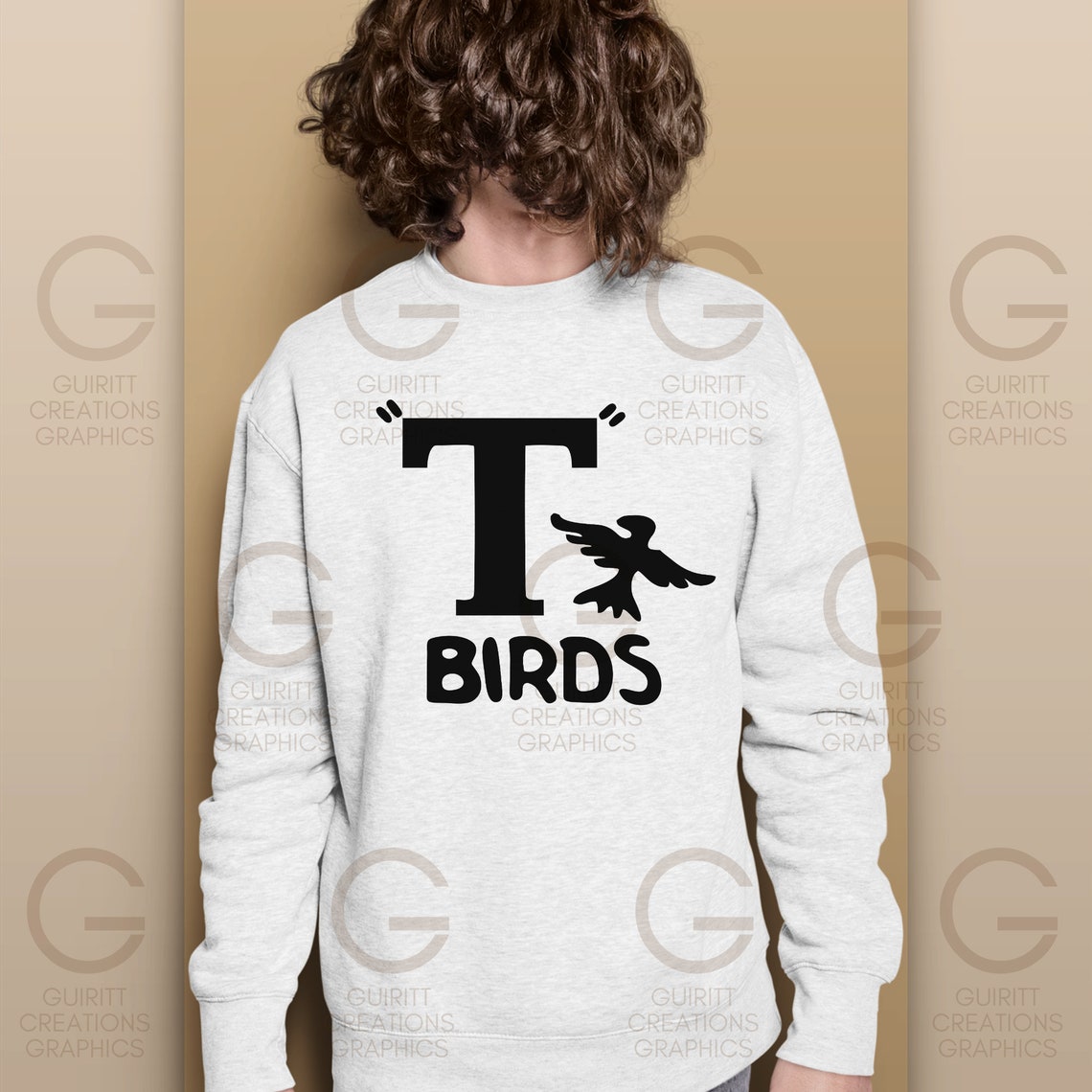T Birds Svg Grease Svg Vintage Svg Halloween Lazy Costume Svg Instant ...