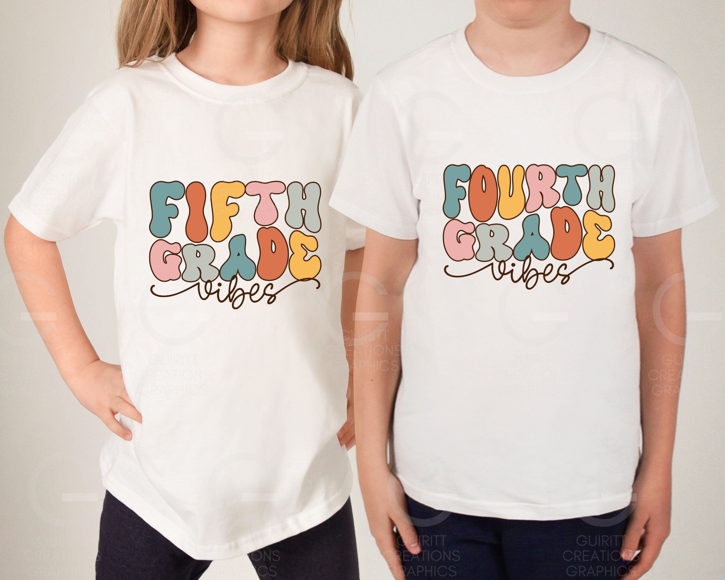 Back to School Vibes Groovy Bundle, Retro First Day of School ...