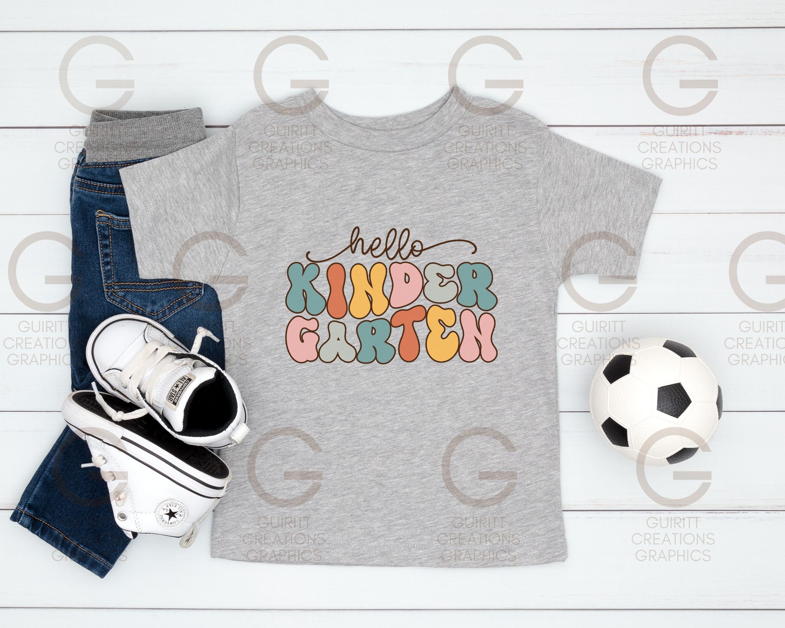 Back to School Groovy Bundle, First Day of School Clipart, Retro First ...