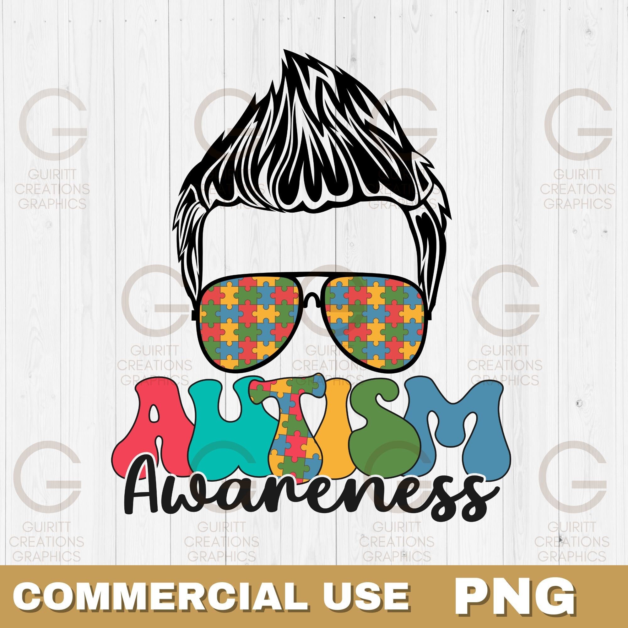 Autism Awareness Png, Autism Sublimation File, Autism Kid Life Png ...