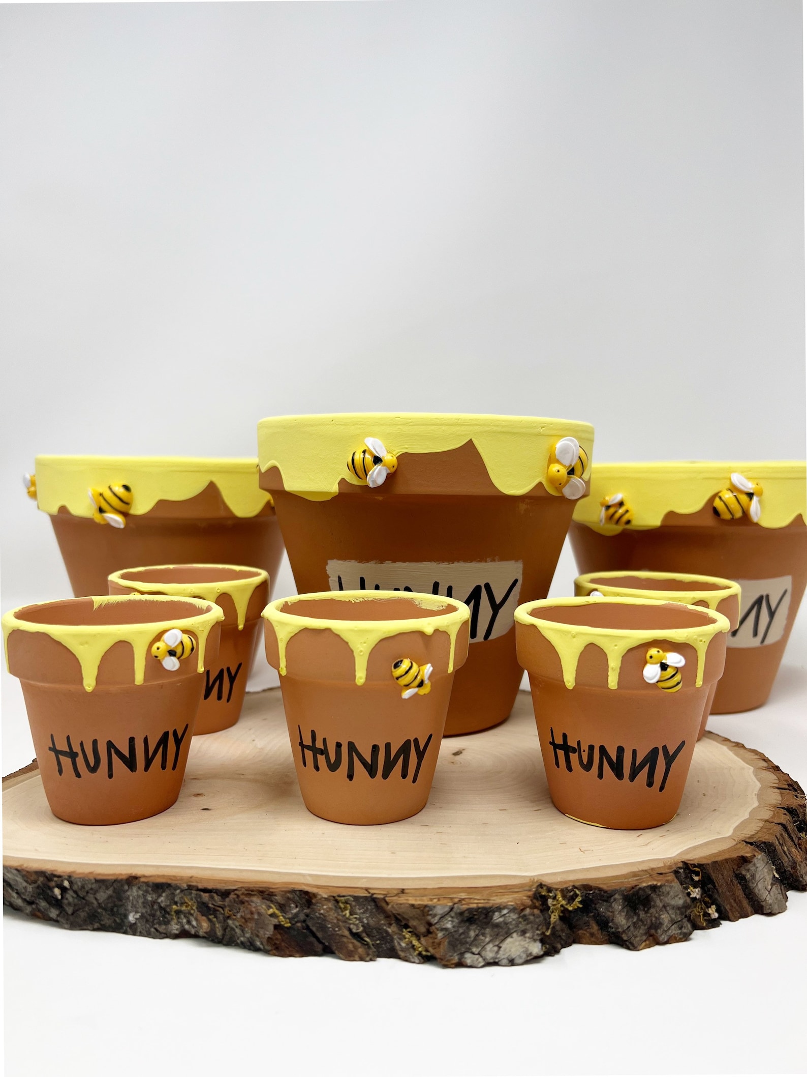 Winnie the Pooh Terracotta Hunny Pots Centerpieces Honey Pot - Etsy
