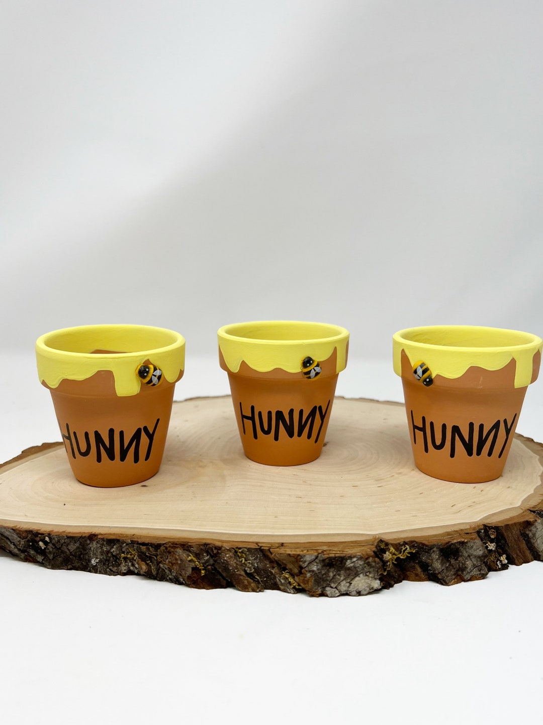 Winnie the Pooh Terracotta Hunny Pots Centerpieces , Honey Pot Party ...