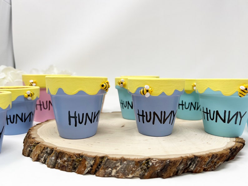 Winnie the Pooh Terra Cotta Hunny Pots Centerpieces Party Favors for ...