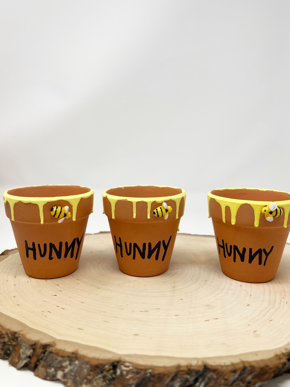 Winnie the Pooh Terracotta Hunny Pots Centerpieces , Honey Pot Party ...
