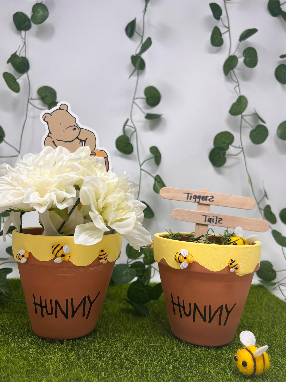Winnie the Pooh Terracotta Hunny Pots Centerpieces Honey Pot - Etsy