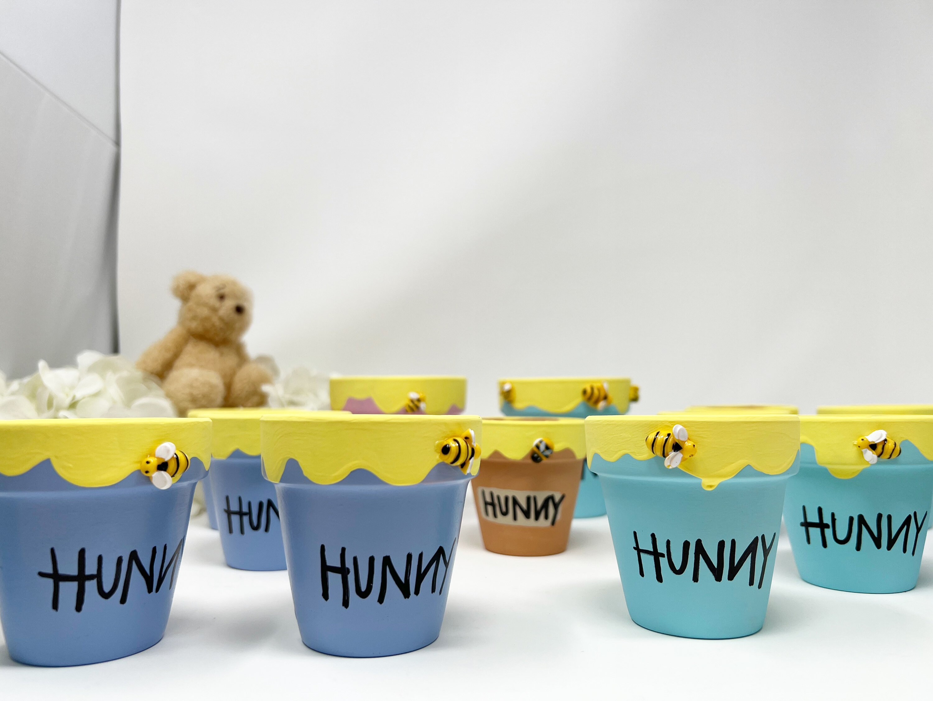 Winnie the Pooh Terra Cotta Hunny Pots Centerpieces Party Favors for ...