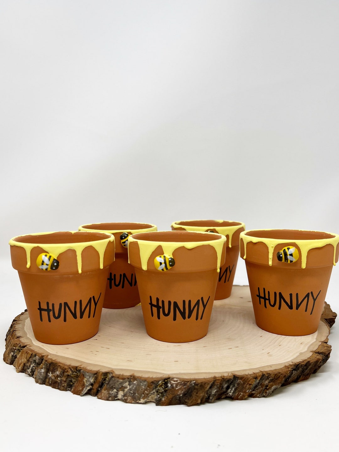 Winnie the Pooh Terracotta Hunny Pots Centerpieces Honey Pot - Etsy