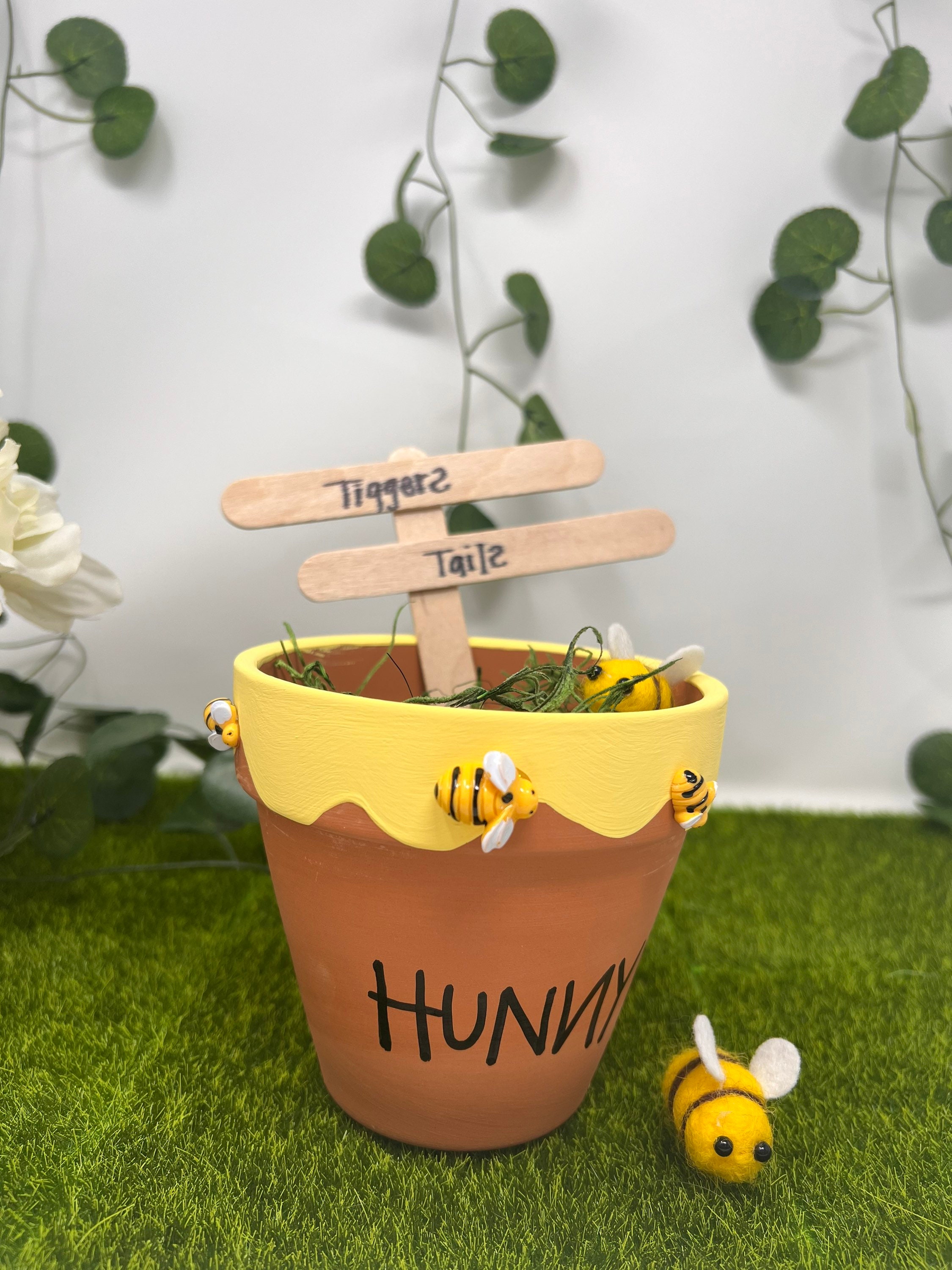 Winnie the Pooh Terracotta Hunny Pots Centerpieces Honey Pot - Etsy