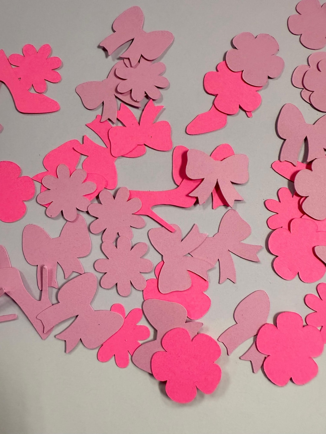 Custom Girly Confetti Table Scatter , Pink Girly Table Scatter , Pink ...