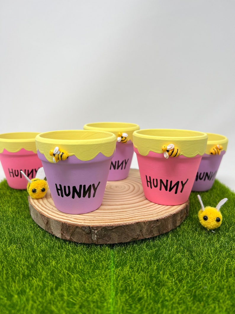 Winnie the Pooh Terra Cotta Hunny Pots Centerpieces Party Favors for ...
