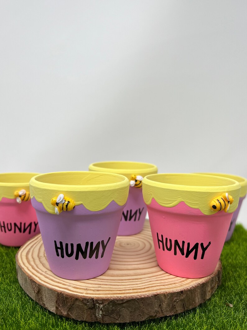 Winnie the Pooh Terra Cotta Hunny Pots Centerpieces Party Favors for ...