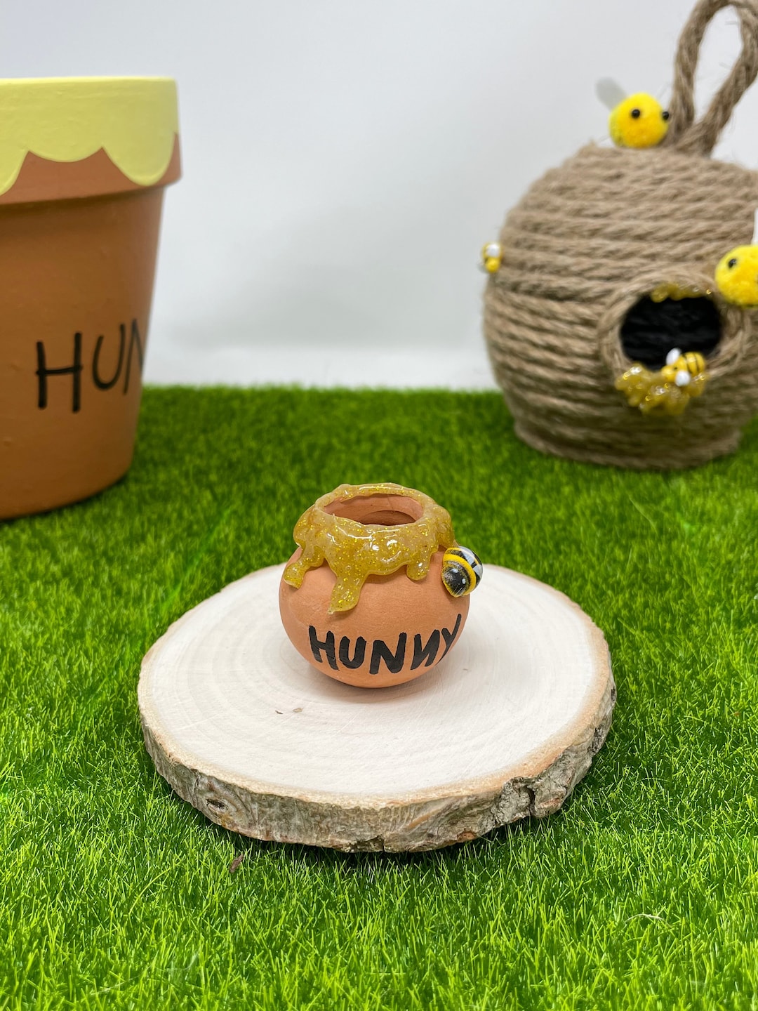 Winnie the Pooh Terracotta Hunny Pots Centerpieces Honey Pot - Etsy