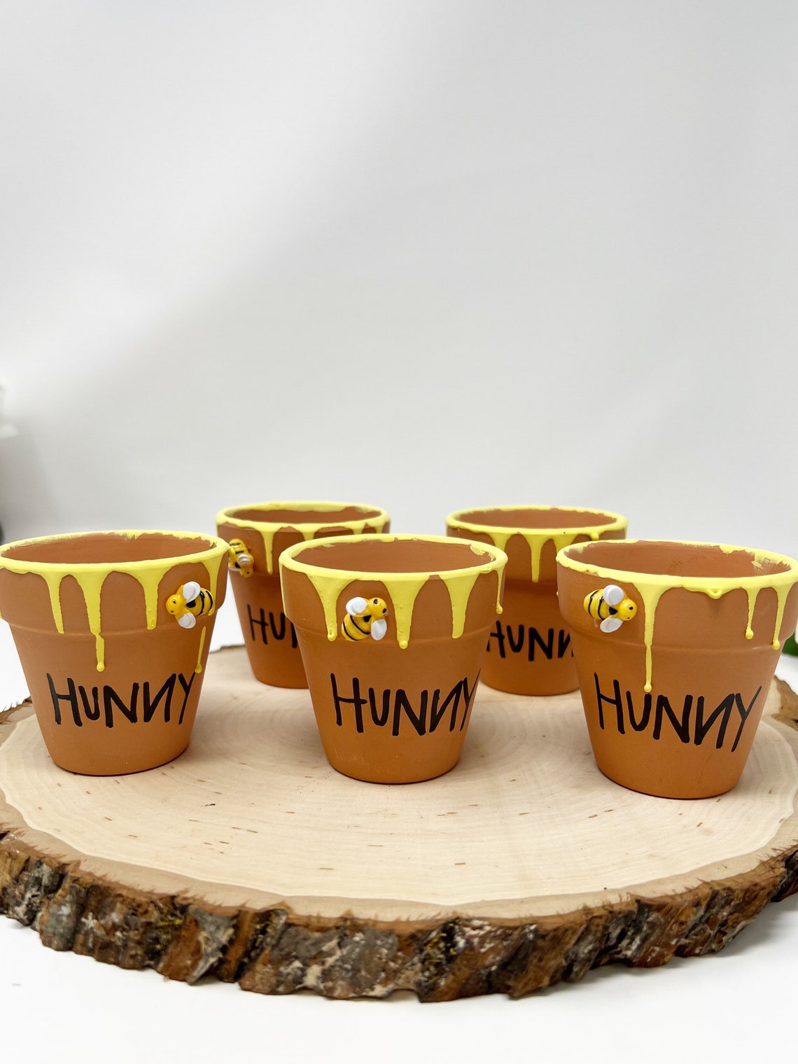 Winnie the Pooh Terracotta Hunny Pots Centerpieces Honey Pot - Etsy