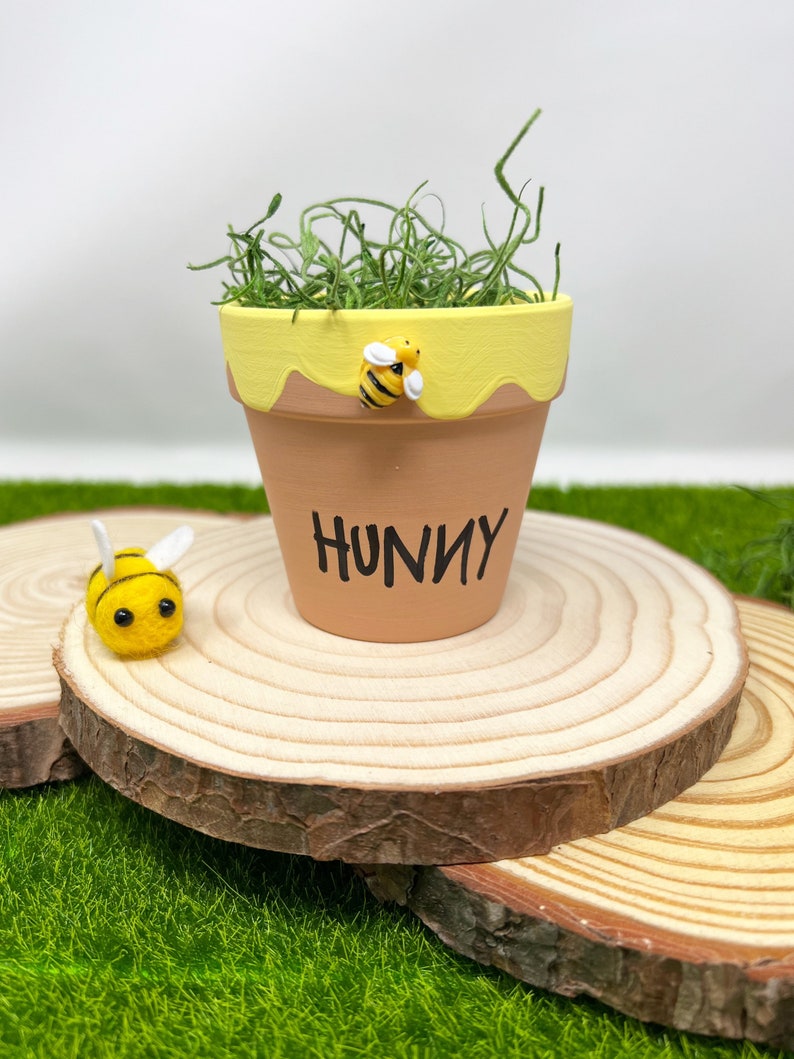 Winnie the Pooh Terracotta Hunny Pots Centerpieces Honey Pot - Etsy