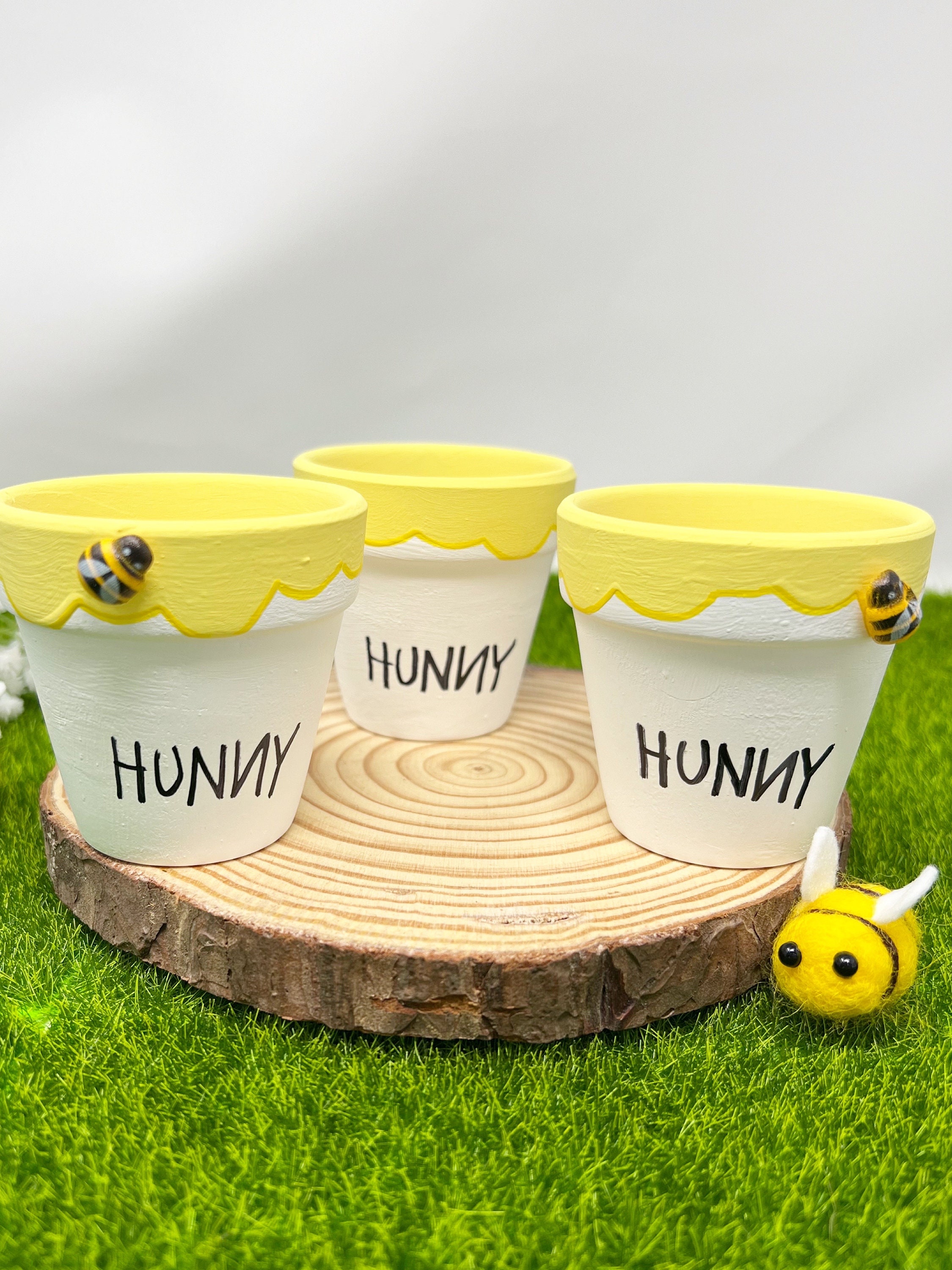 Winnie the Pooh Terracotta Hunny Pots Centerpieces Honey Pot - Etsy