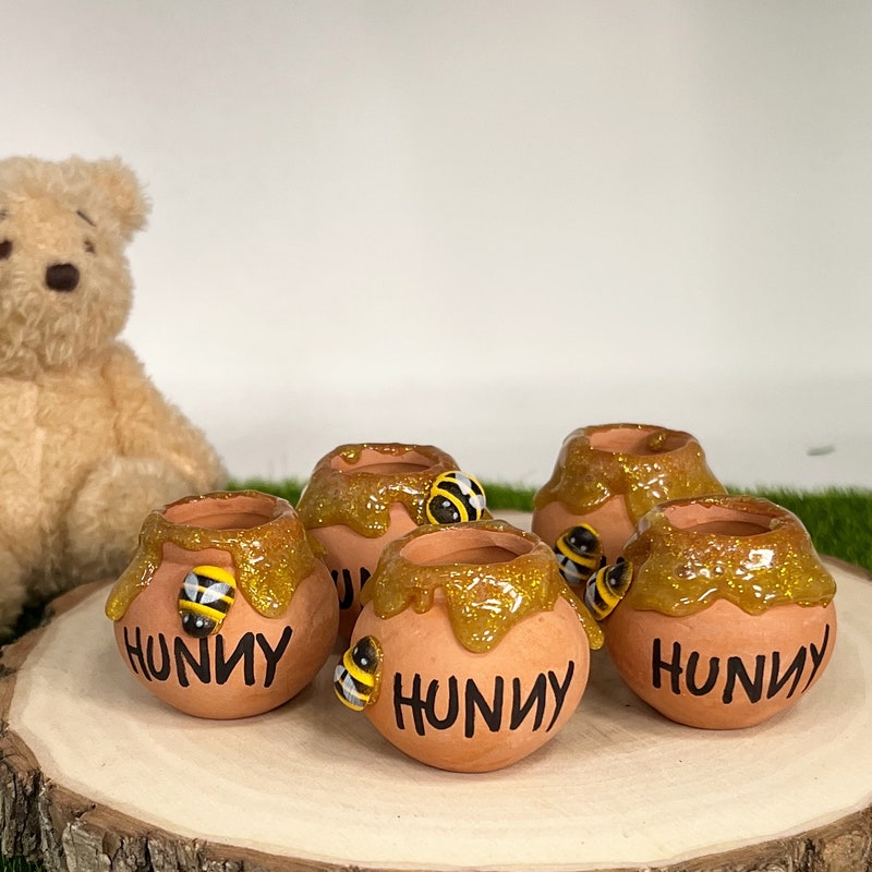 Clay Honey Pot - Etsy