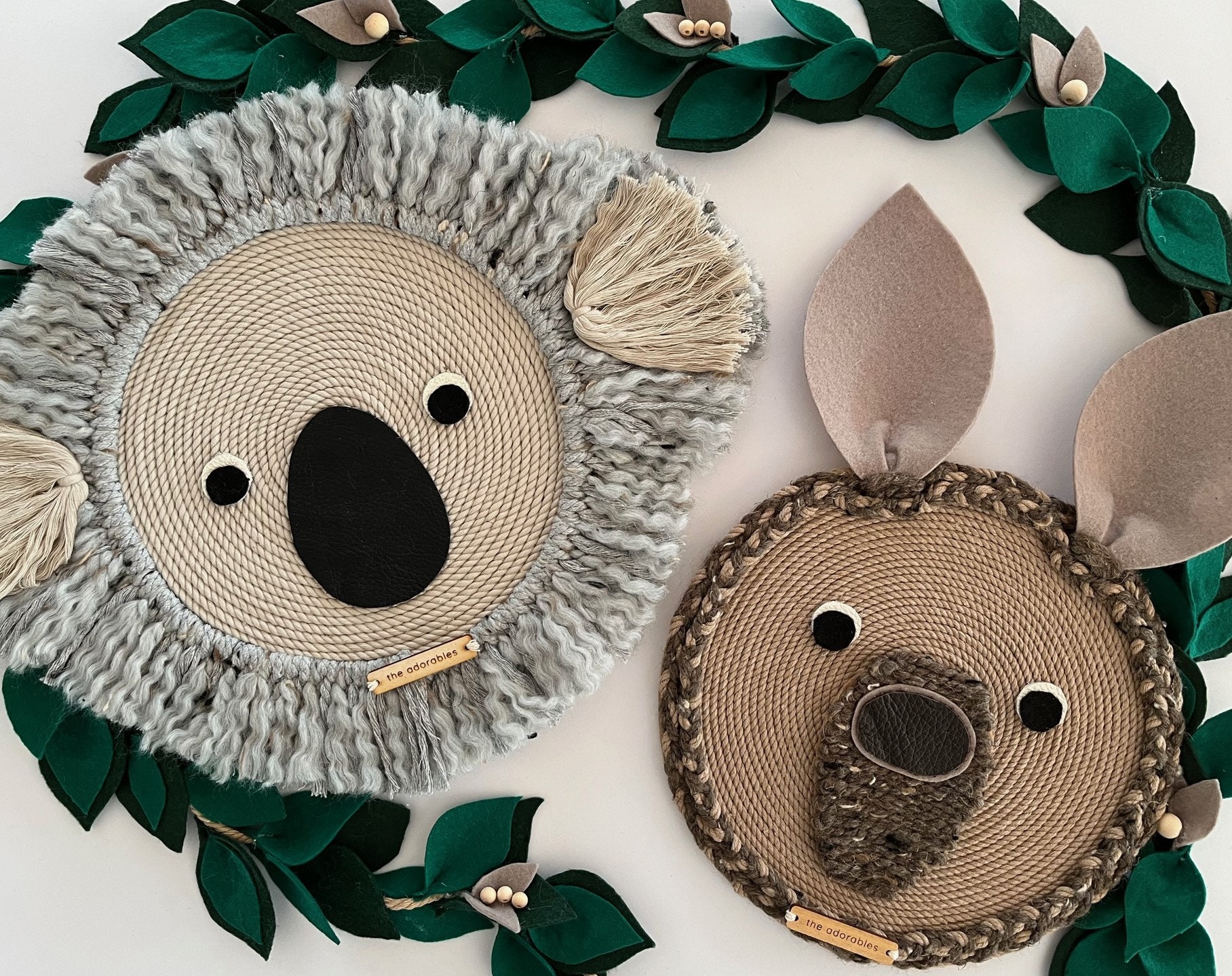 Koala Animal Wall Hanging Extra Large lulu the Koala Nursery Decor ...