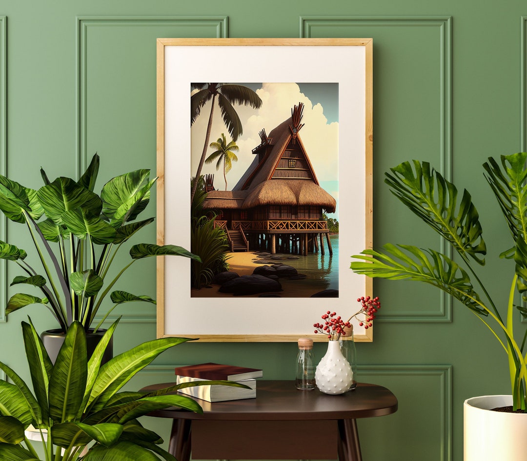 Beachside Hotel Polynesian Hut | Waterfront Tropical Retreat | Island ...