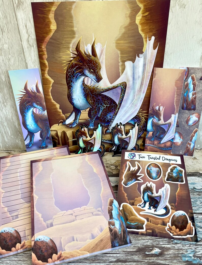 Opal Mineral Dragon Holographic Vinyl Die Cut Sticker - Etsy