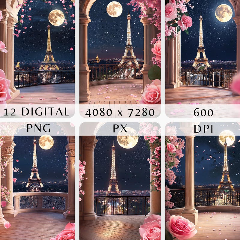 Paris Backdrop - Etsy