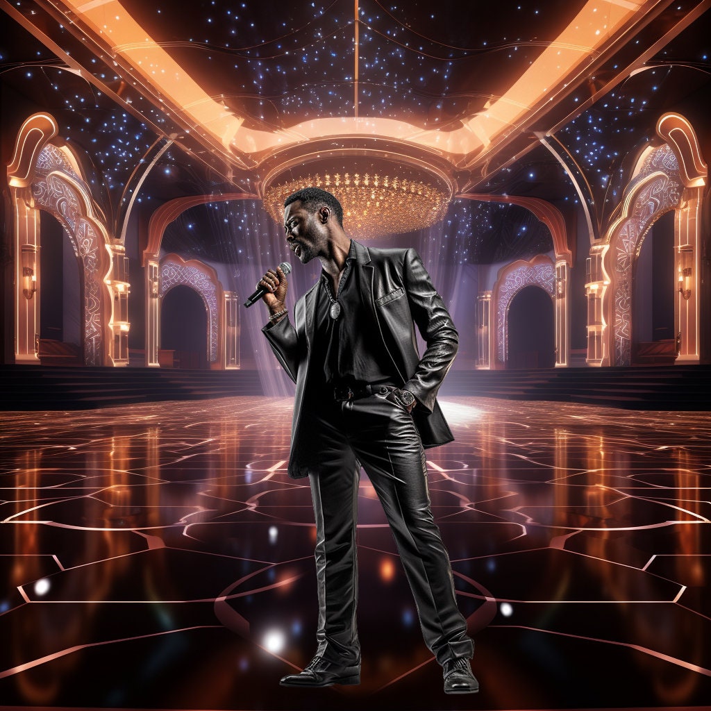 Digital Background Music Club Stage | Colorful Stage Lights, Concert ...