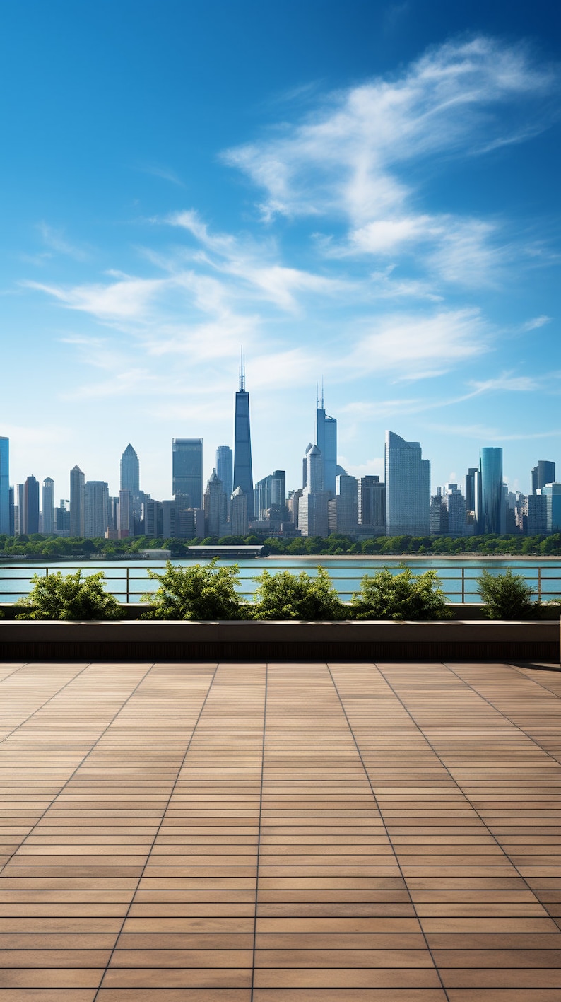 8 City Skyline Backdrops Digital Photo Backgrounds for - Etsy