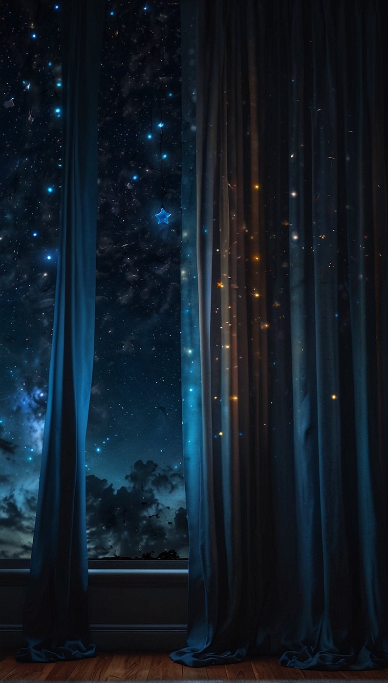 Enchanted Night Sky Backdrop - Celestial Starry Photography Background ...