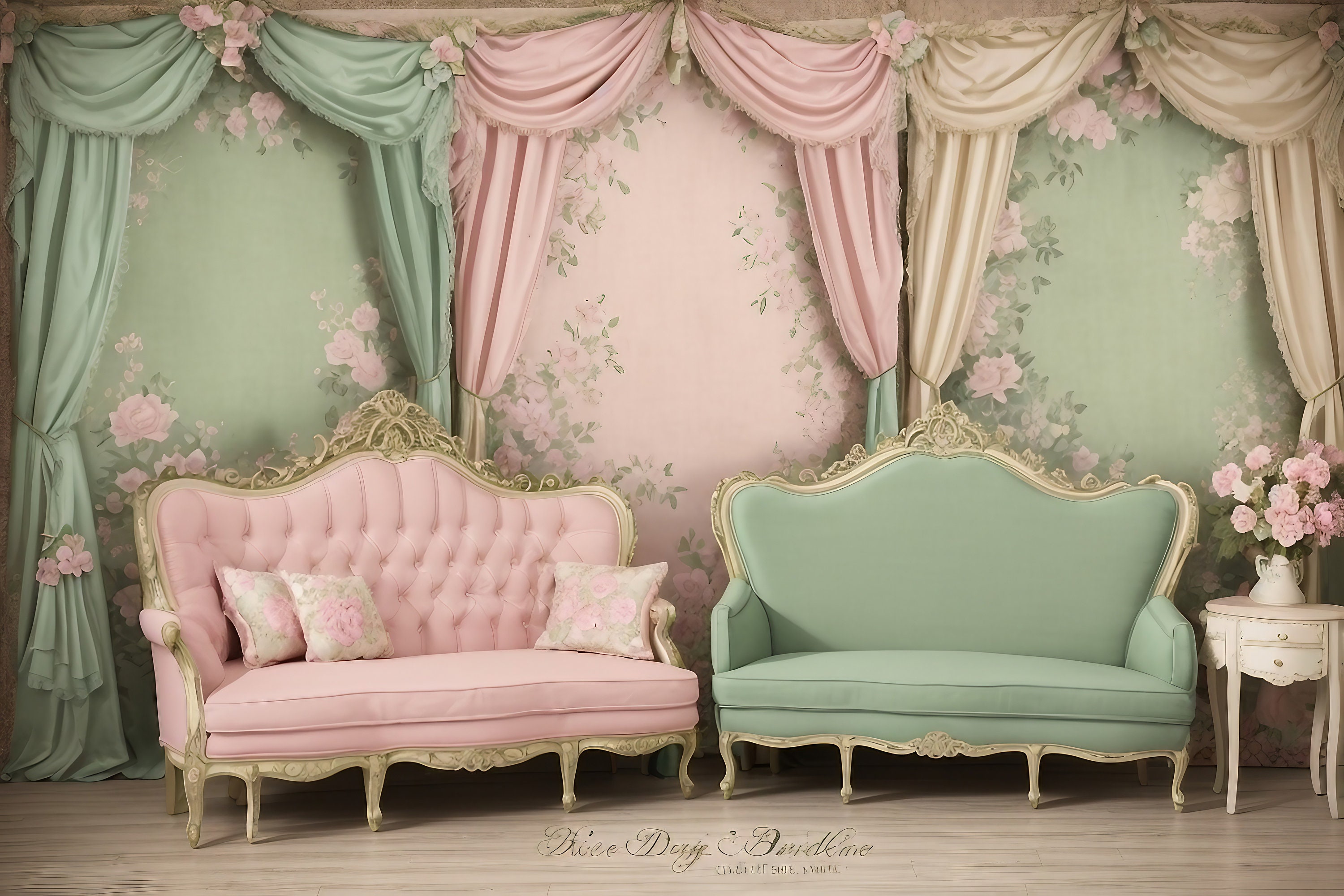 Exquisite Vintage Boudoir Backgrounds for Photoshop - Immerse in ...