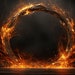 Ring of Fire Backdrop - Fiery Inferno, Burning Circle, Dynamic ...