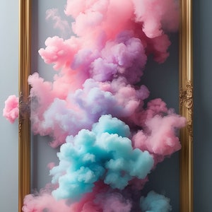 Maternity Wedding Portrait Digital Background frame Pastel Smoke ...