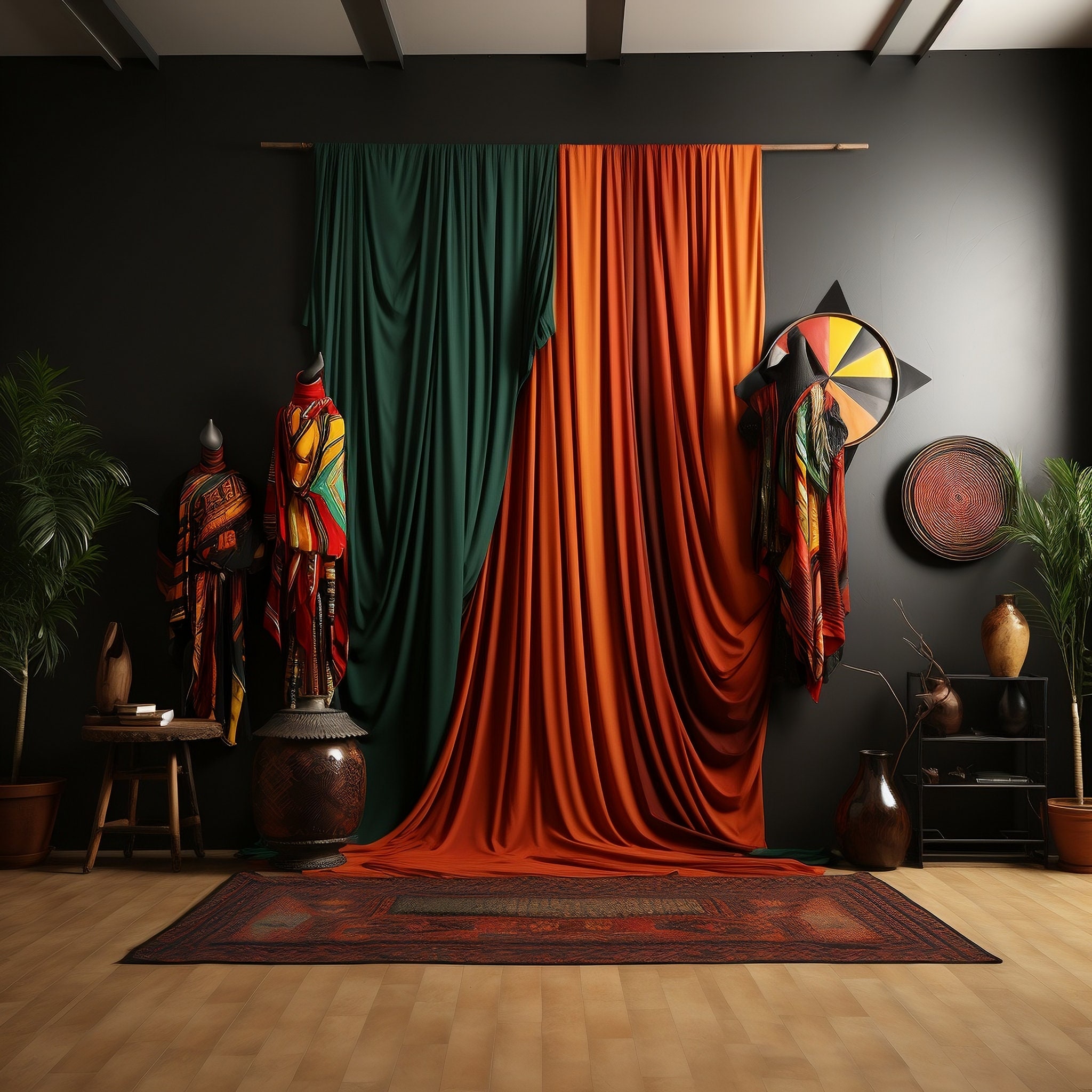 African Dreamscape Vibrant Digital Backdrops Rich Cultural Heritage of ...