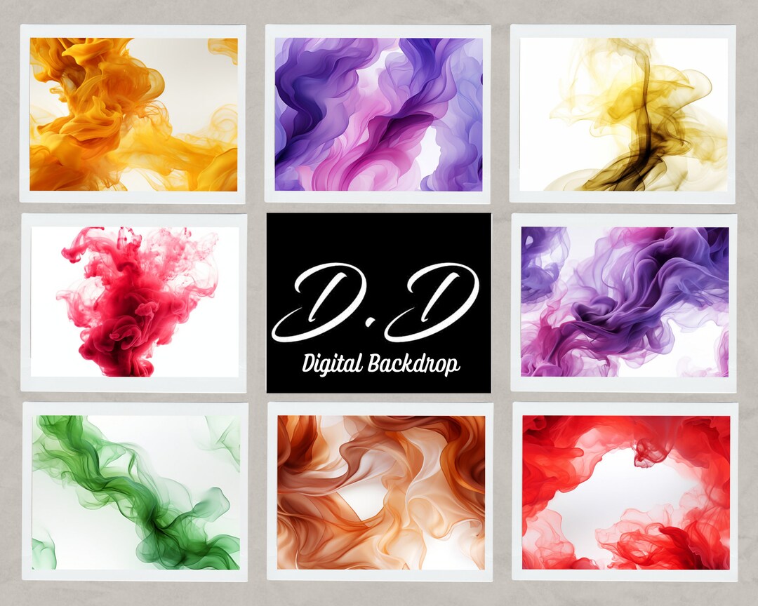 Smoke Dream Digital Background Ethereal Overlay for Photo - Etsy