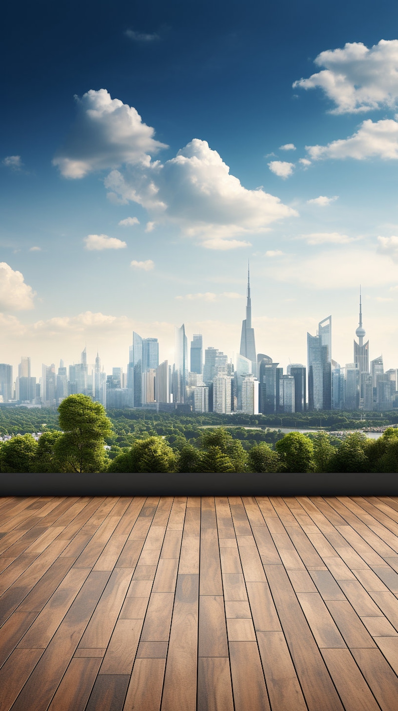 8 City Skyline Backdrops, Digital Photo Backgrounds for Photoshop,city ...