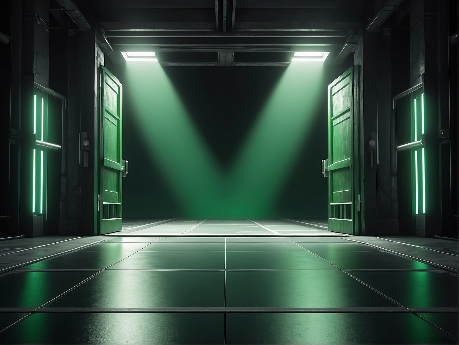 Digital Backdrop Multi Color Neon Gates, Futuristic Backdrop ...