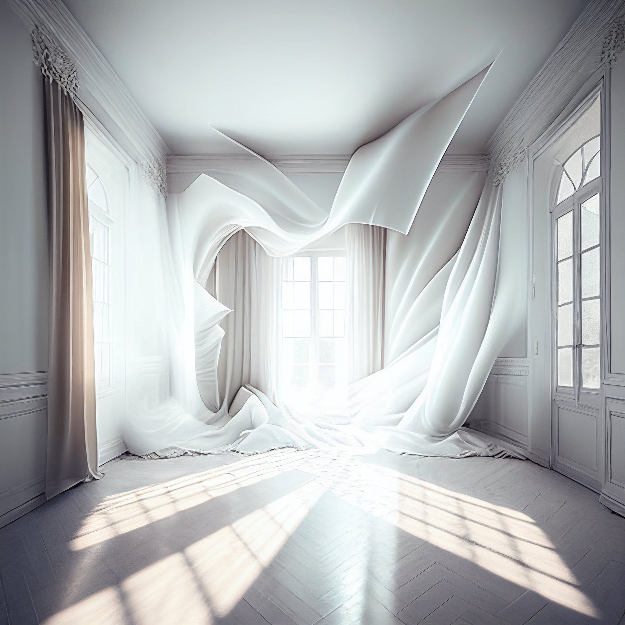 8 Backlit Window Backdrops, White Curtain Digital Photo Backgrounds for ...