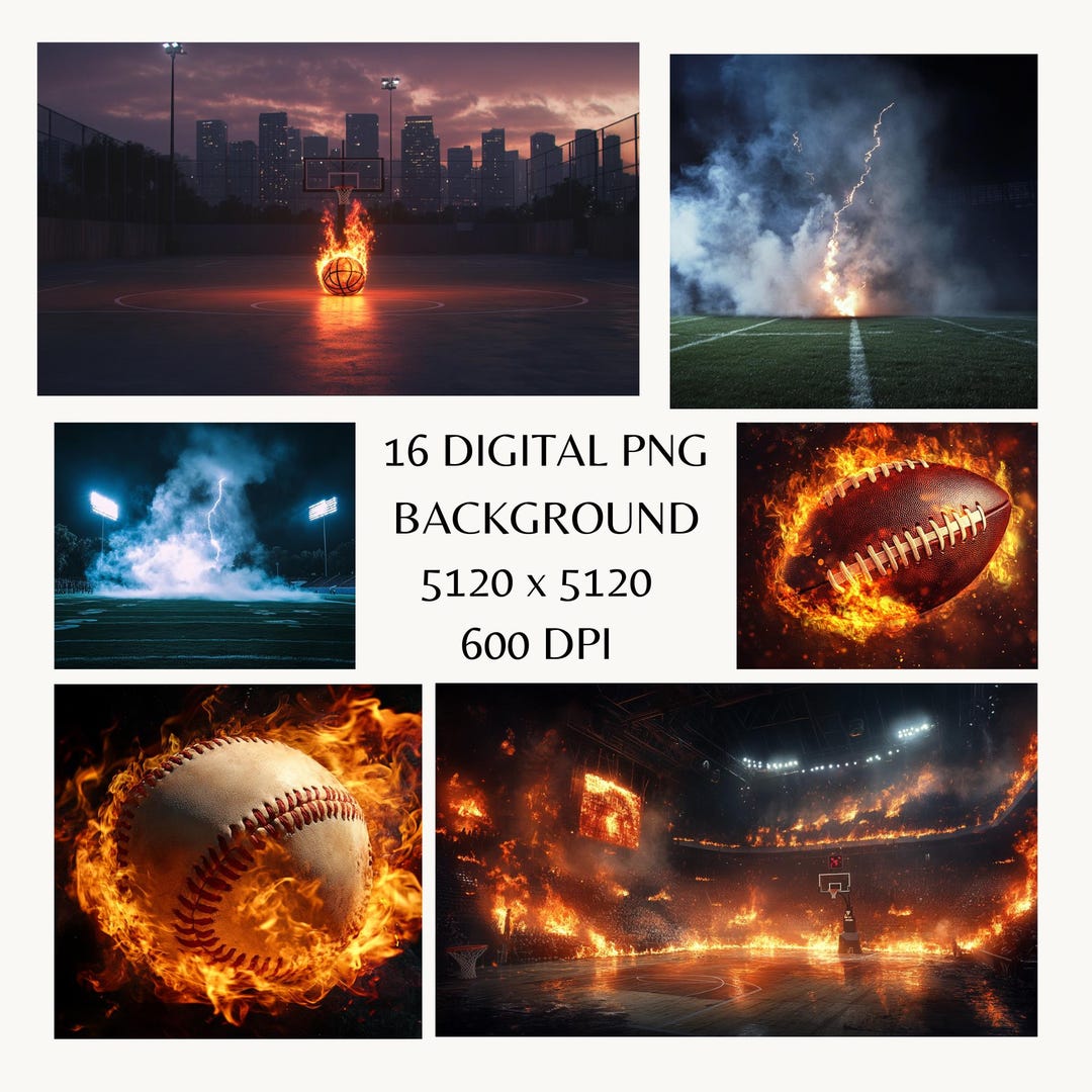 Fire Stadium Backdrop, Intense Sports Arena Background,flaming Field ...