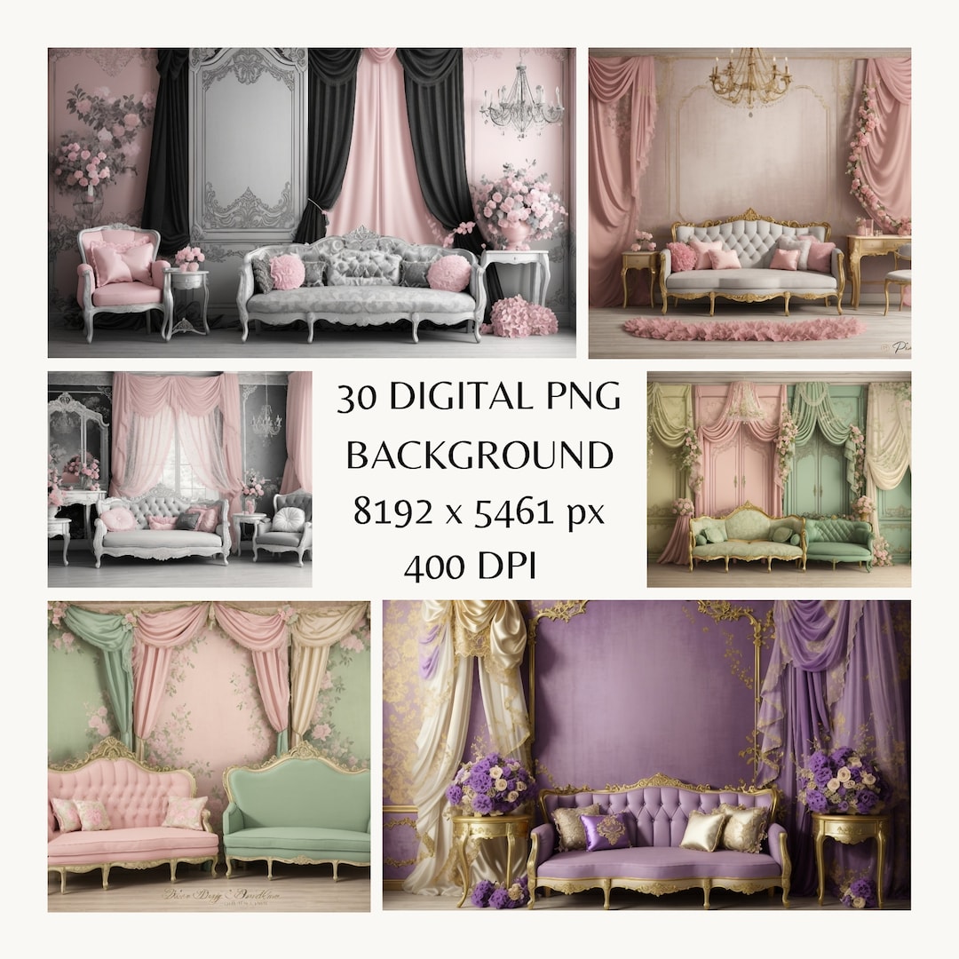 Exquisite Vintage Boudoir Backgrounds for Photoshop - Immerse in ...