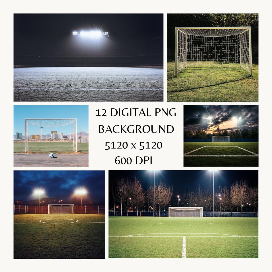 Soccer Stadium Digital Backdrops, Soccer Match Ambience, Sports ...