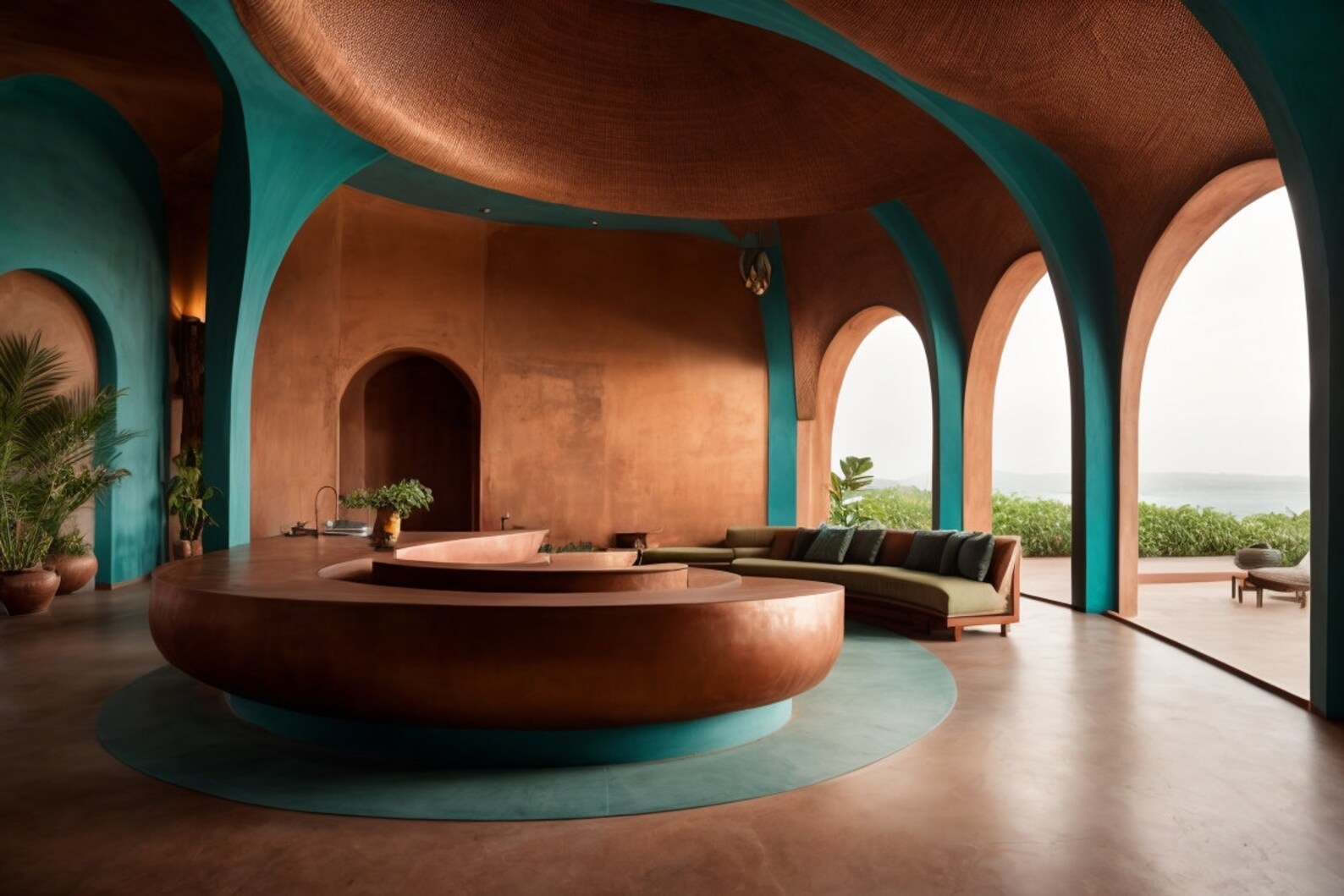 Digital Background Minimalist Reception Area | Modern Office Photo ...