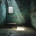 Dark Prison Digital Backdrop, Abandoned Jail Cell Background, Moody ...
