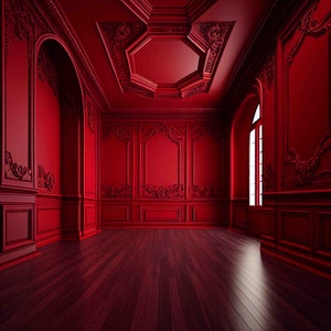 Red Room Backdrop Red Room Overlay Photoshop Background Beautiful ...