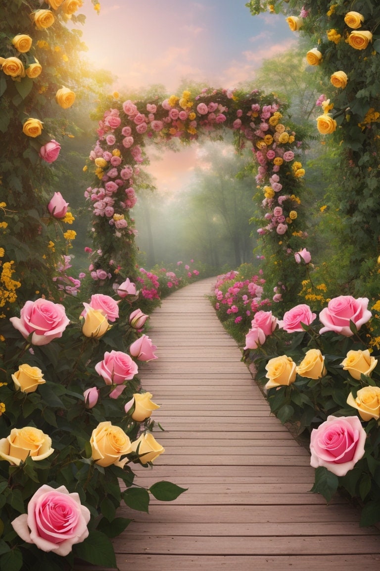 Enchanting Forest Path Digital Backgrounds for Photoshop - Ideal for ...