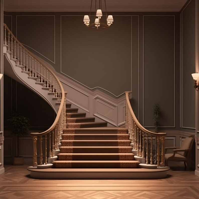 Luxurious Staircase Backgrounds for Photoshop Elevate Your Photos With ...