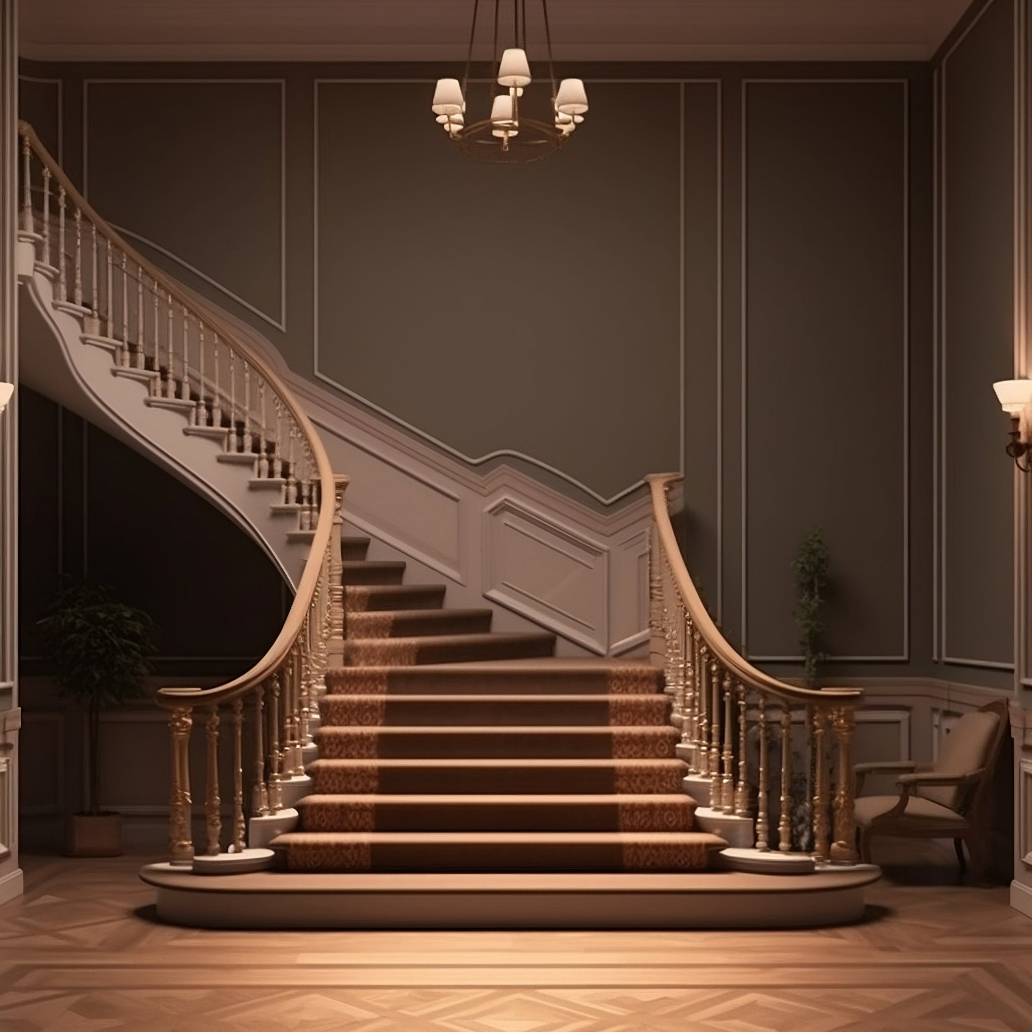 Luxurious Staircase Backgrounds for Photoshop Elevate Your Photos With ...