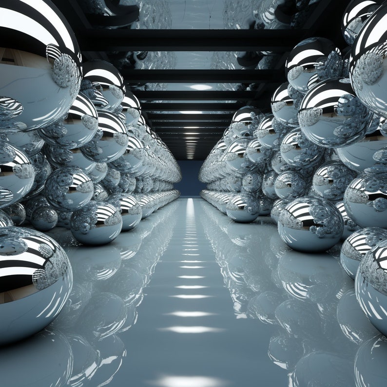 Reflective Ball Backdrop Overlays,digital Backgrounds for Photoshop ...