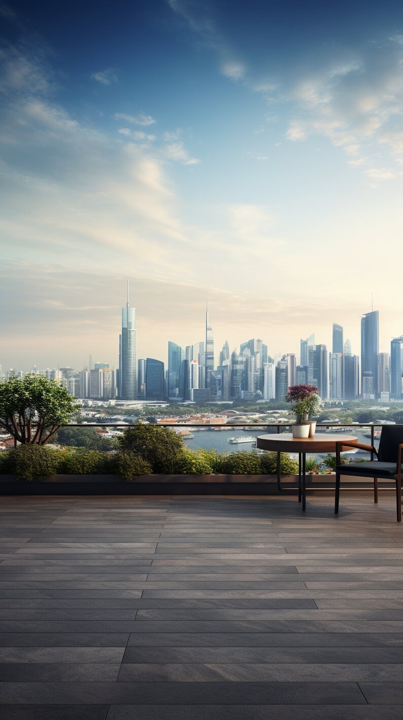 8 City Skyline Backdrops, Digital Photo Backgrounds for Photoshop,city Skyline Photoshop Overlay ...