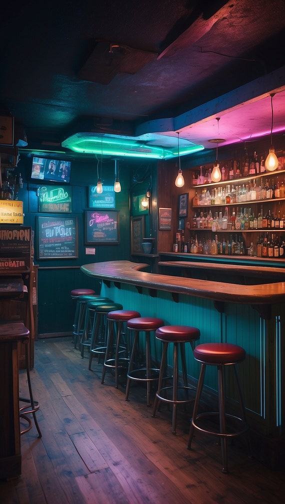 Bar Scene Achtergrond